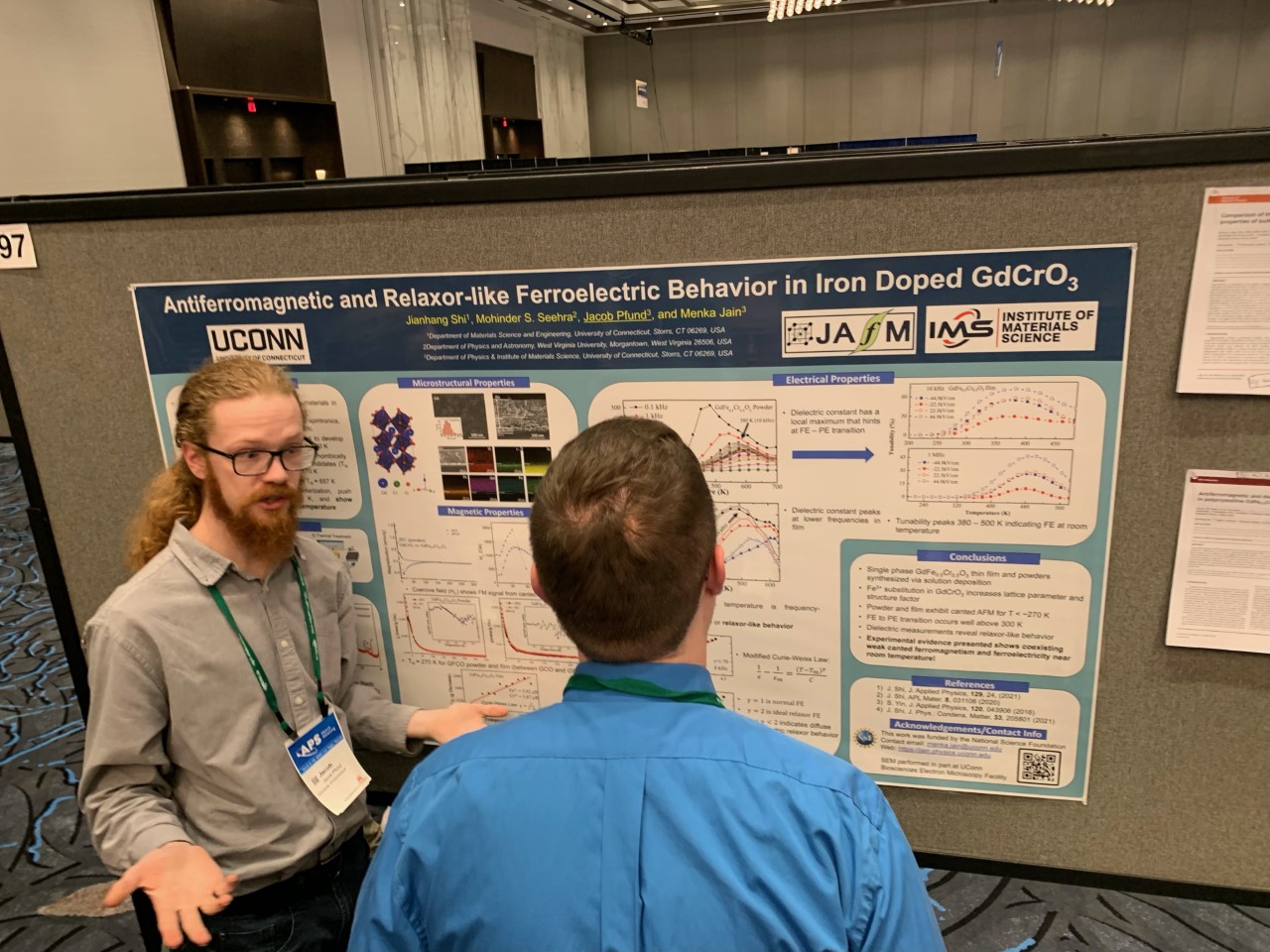 Jake Pfund presented at APS March meeting | Jain's Advanced Functional ...
